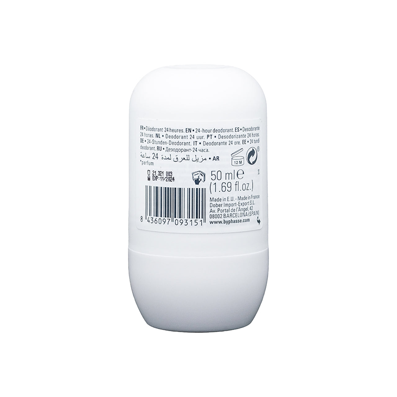 Byphasse Desodorante Roll-On Rosee 50ml