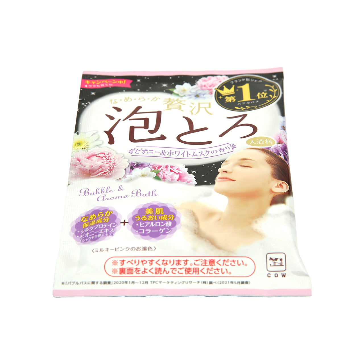 Cow Bubble Bath Additives Peony & White Musk 30g