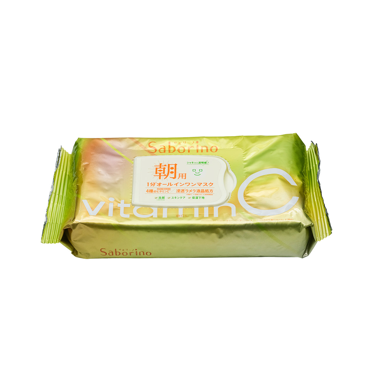 BCL Saborino Morning Facial Mask Vita Citrus 30pcs