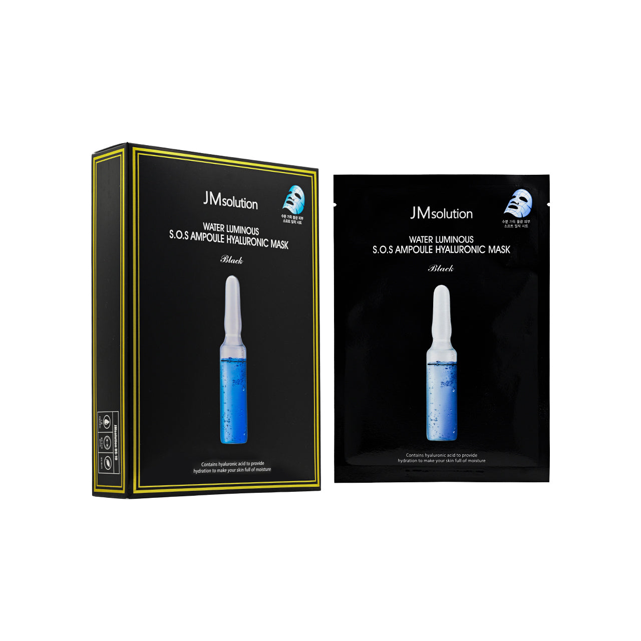JMsolution Water Luminous S.O.S. Ampoule Hyaluronic Mask 30ml x 10pcs | Sasa Global eshop – Sasa ...
