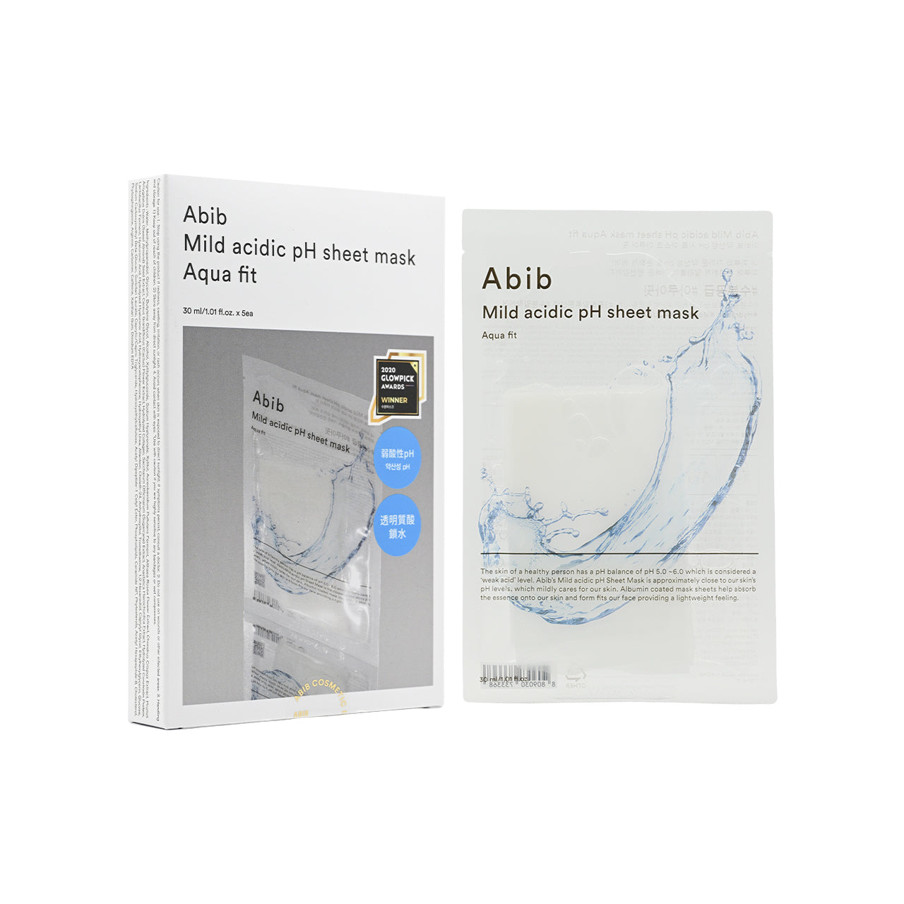 Abib Mild Acidic Ph Mask - Aqua Fit 5PCS | Sasa Global – Sasa Global eShop