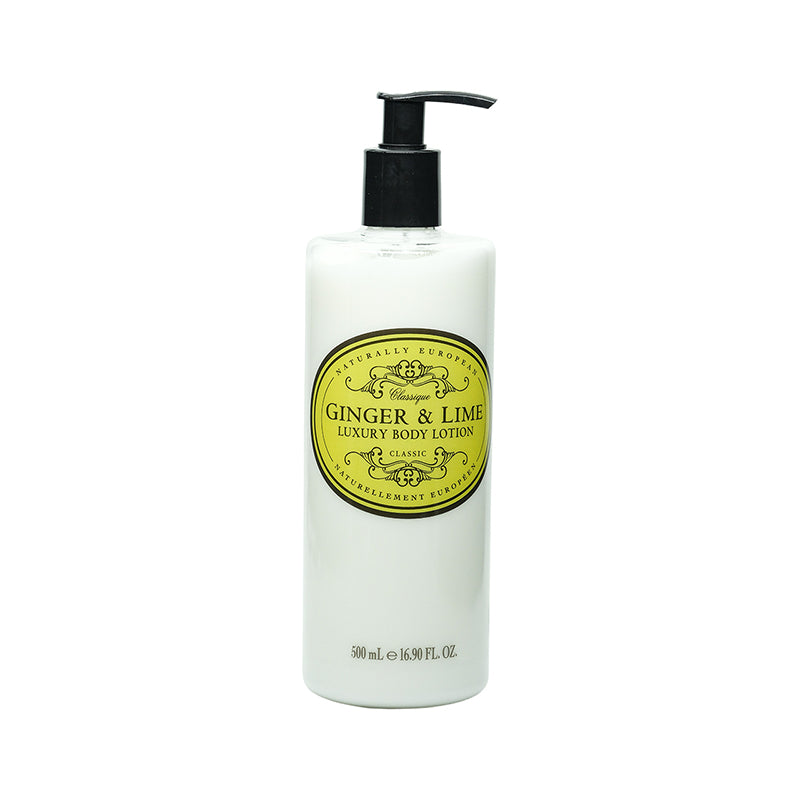 Naturally European Ginger & Lime Luxury Body Lotion Eco-Friendly Boxle ...