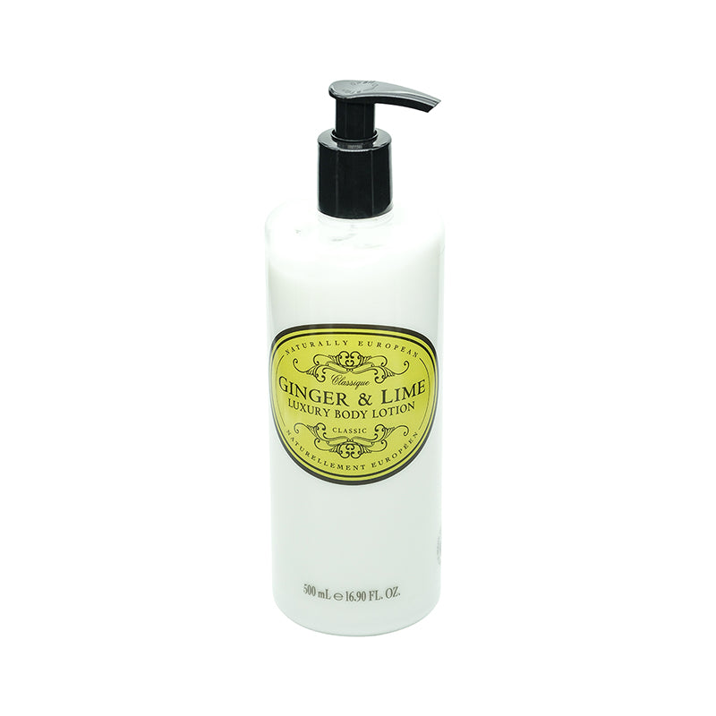 Naturally European Ginger & Lime Luxury Body Lotion Eco-Friendly Boxle