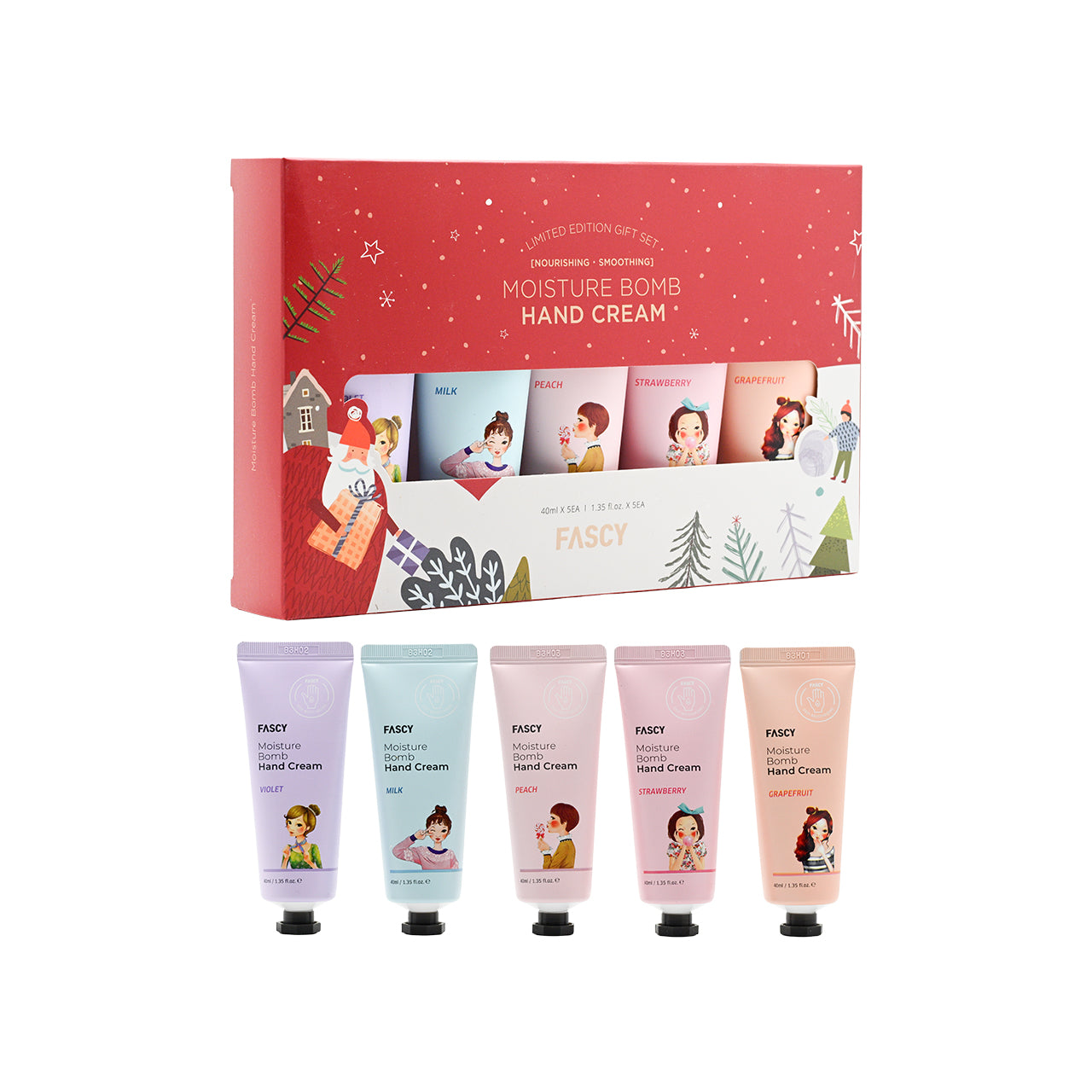Fascy Moisture Bomb Hand Cream Set 5PCS – Sasa Global eShop