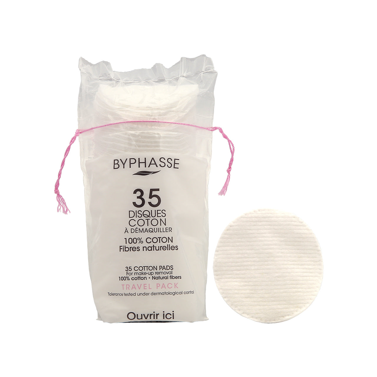 Byphasse Make-Up Removal Cotton Pads 35pcs – Sasa Global eShop