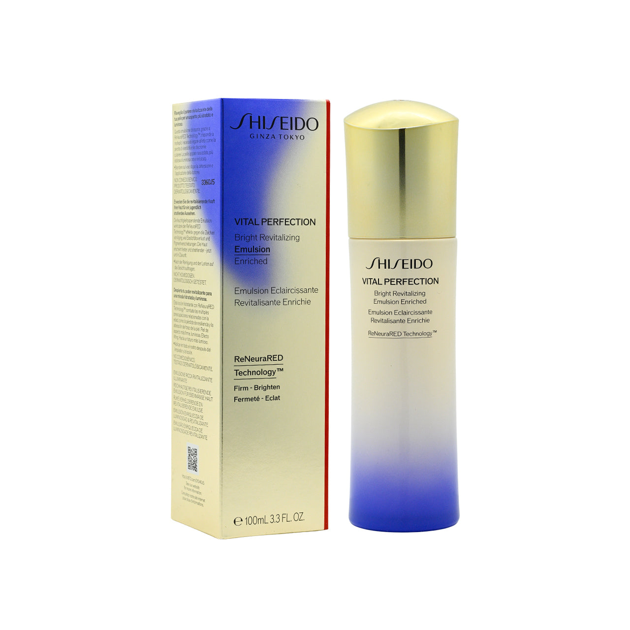 Shiseido Vital Perfection White Revitalizing Emulsion Enriched 100ML - Great Gifts Club