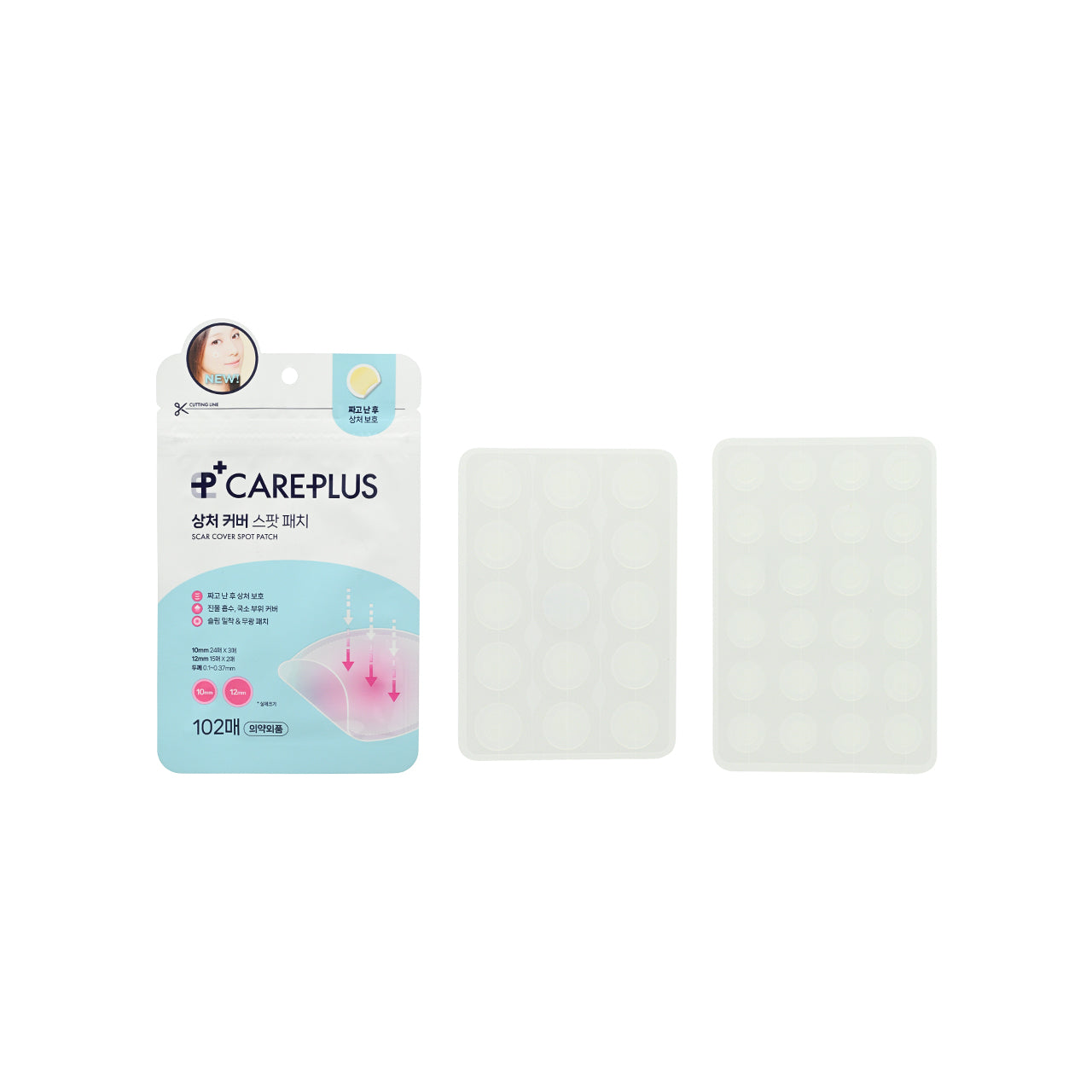 Olive Young Care Plus Scar Cover Spot Patch 102PCS – Sasa Global eShop