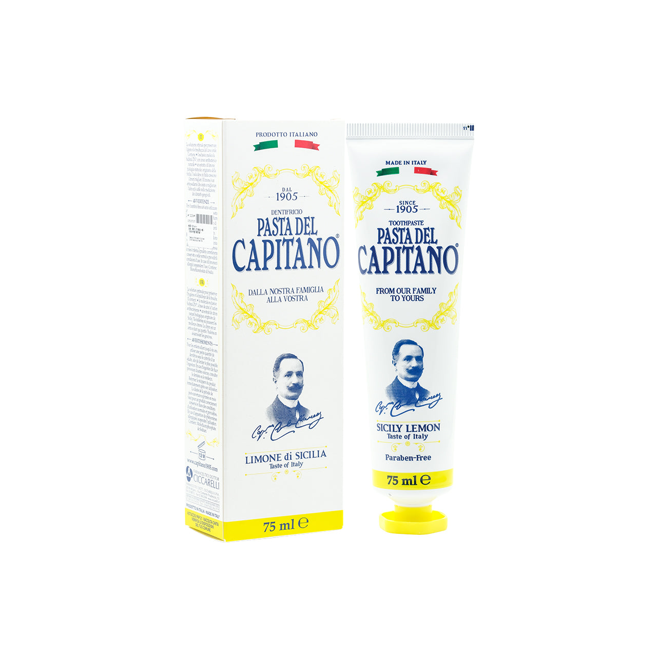 Pasta Del Capitano Sicily Lemon Toothpaste 75ml – Sasa Global eShop