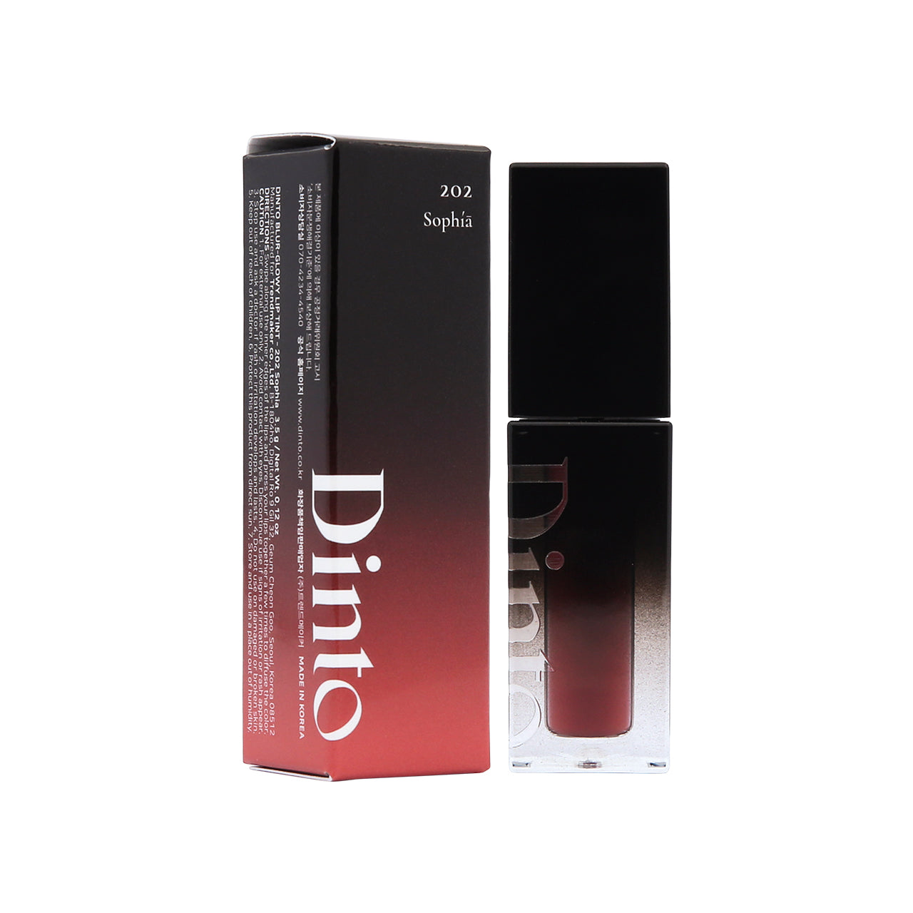 Dinto Vegan Glowy Lip Tint # 202 Sophia 1pc