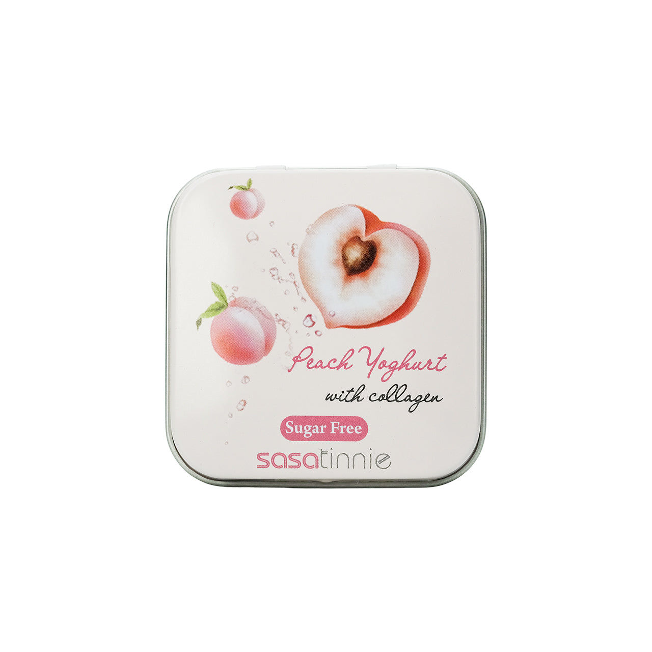 Sasatinnie Yoghurt Bonbons - Peach + Collagen 15g | Sasa Global eshop ...