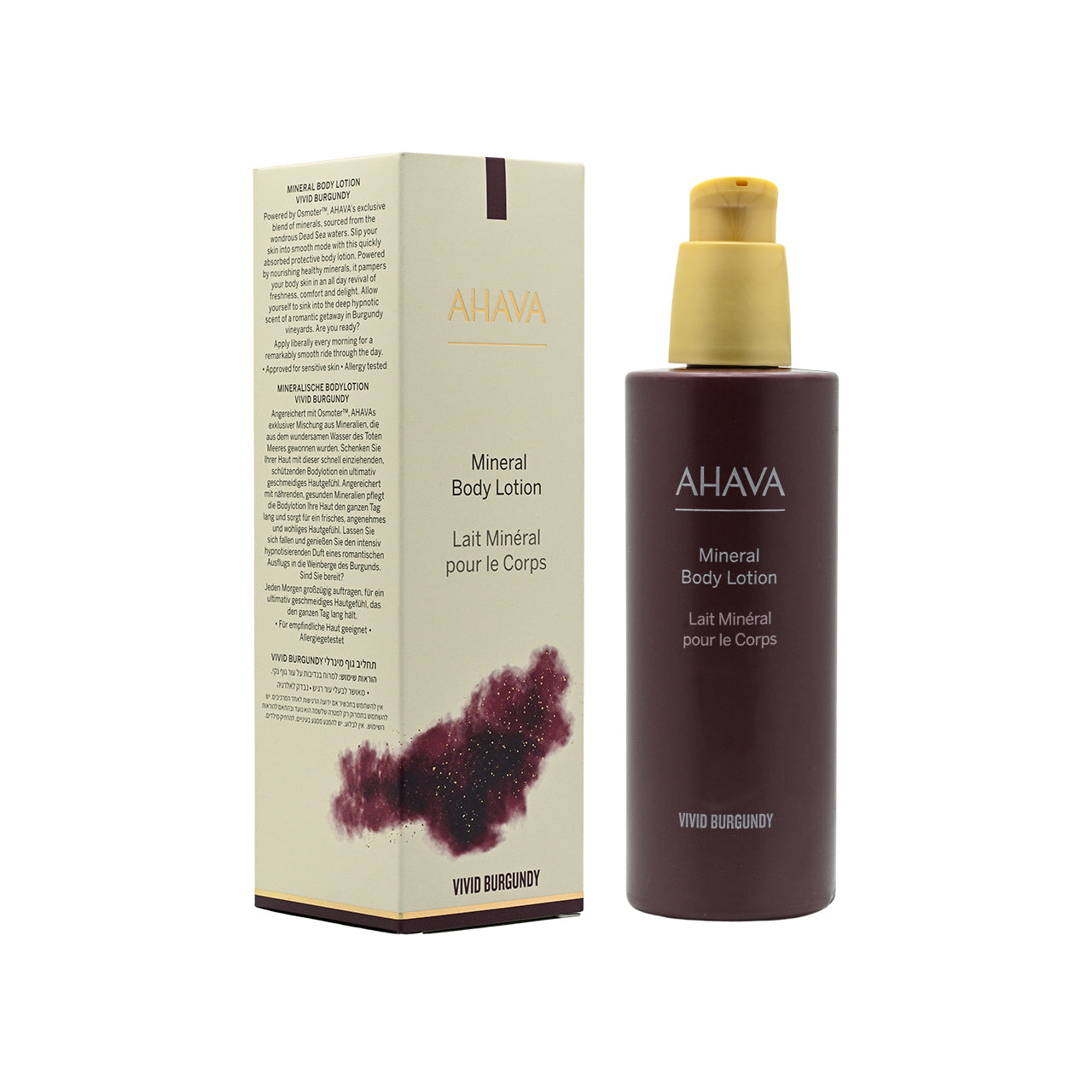 Ahava Mineral Body Lotion Vivid Burgundy 250ml | Sasa Global eshop ...