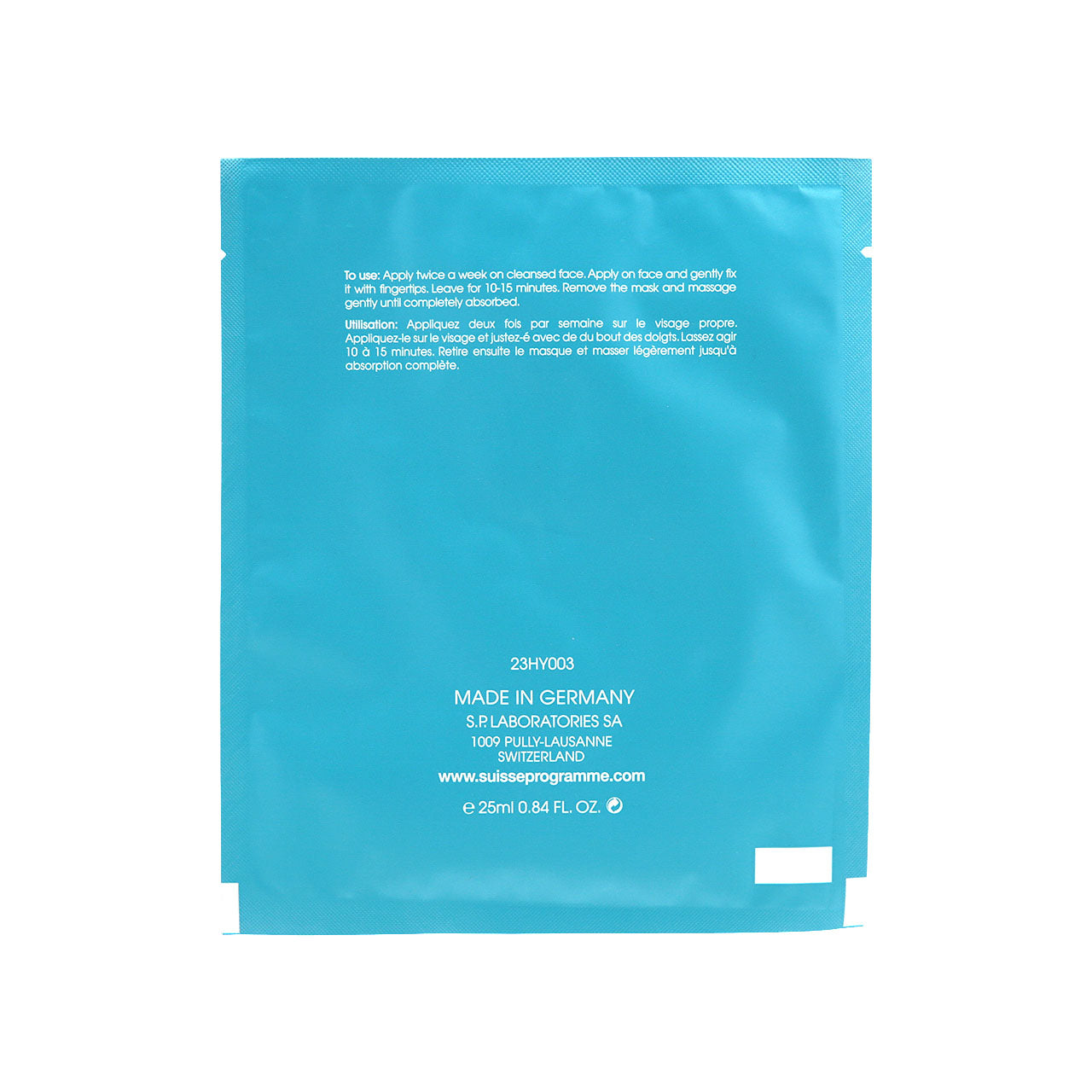 Suisse Programme Hydro Recovery Intensive Mask 5pcs | Sasa Global ...
