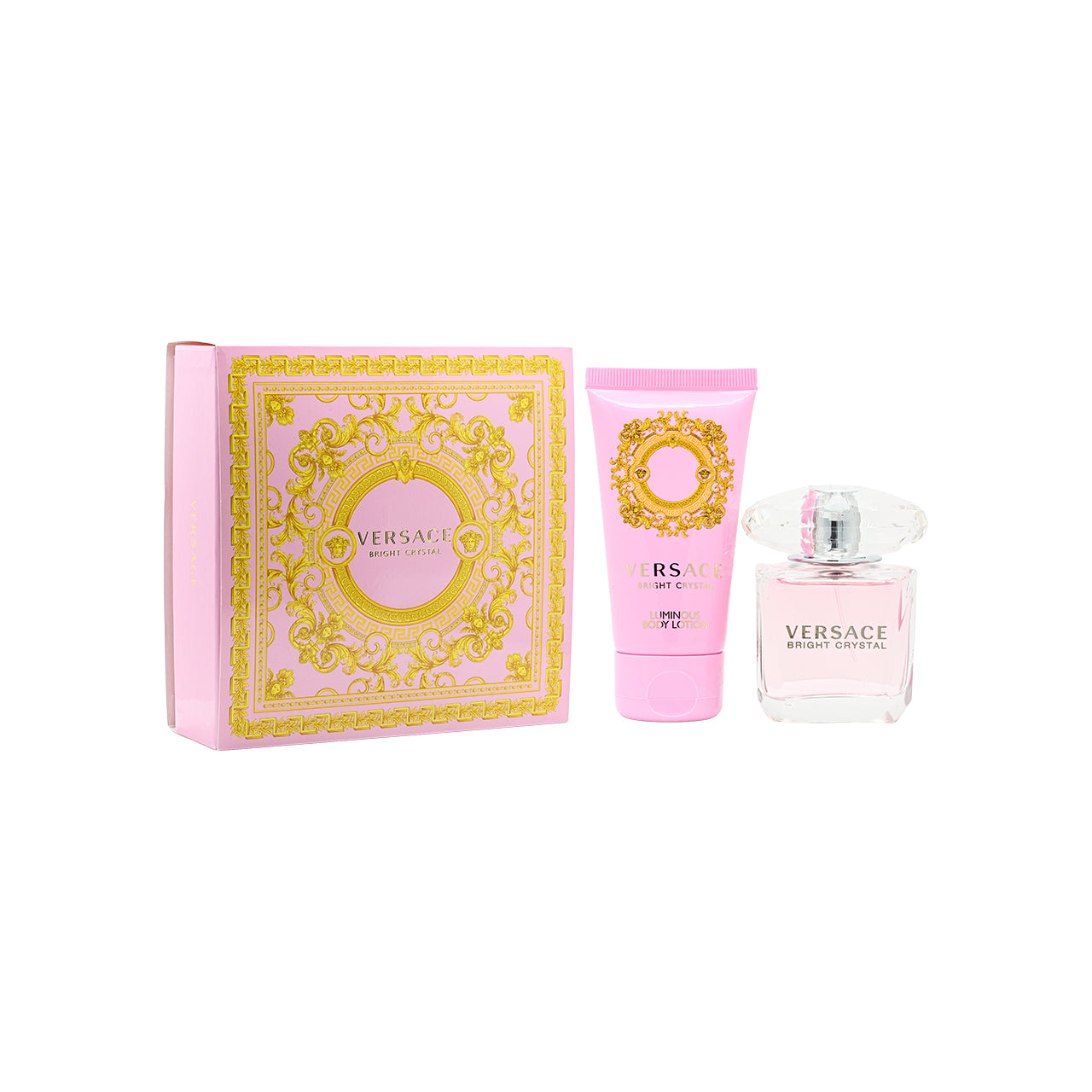Versace Bright Crystal Eau de Toilette & Body Lotion Gift Set – Sasa ...