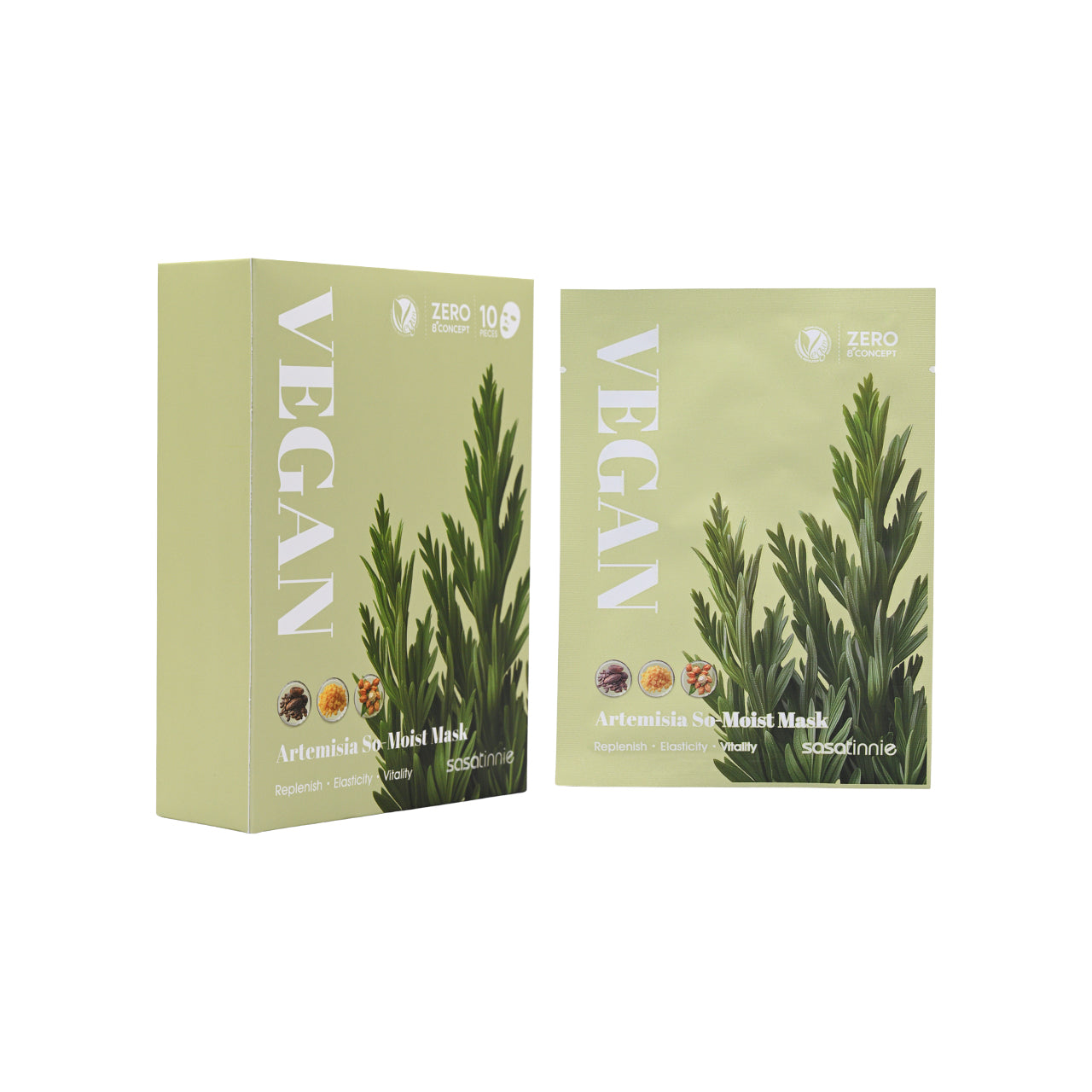 Sasatinnie Artemisia So-Moist Mask 10pcs | Sasa Global eshop – Sasa ...
