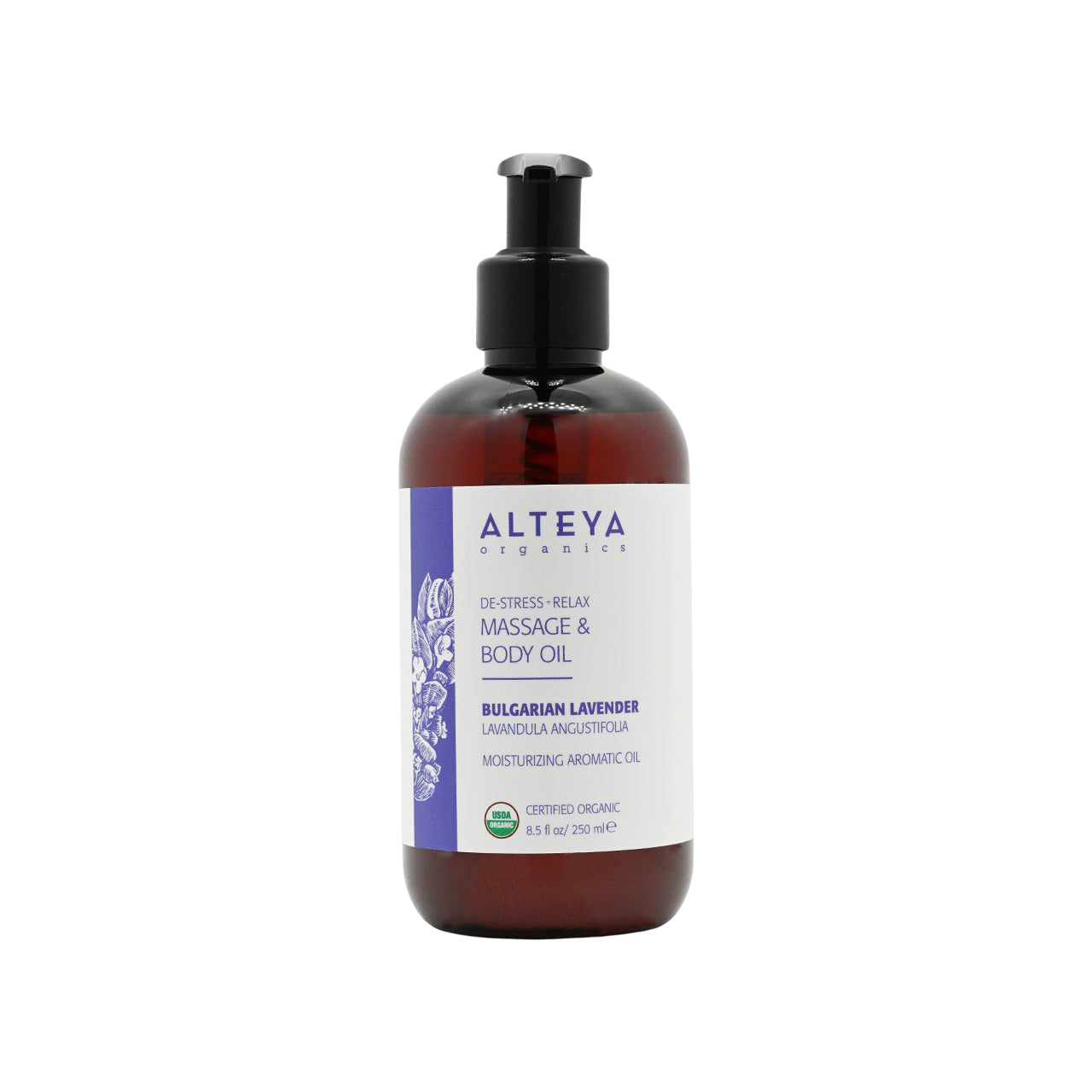 Alteya Organics Rejuvenating Massage &Body Oil, Bulgarian Lavender ...