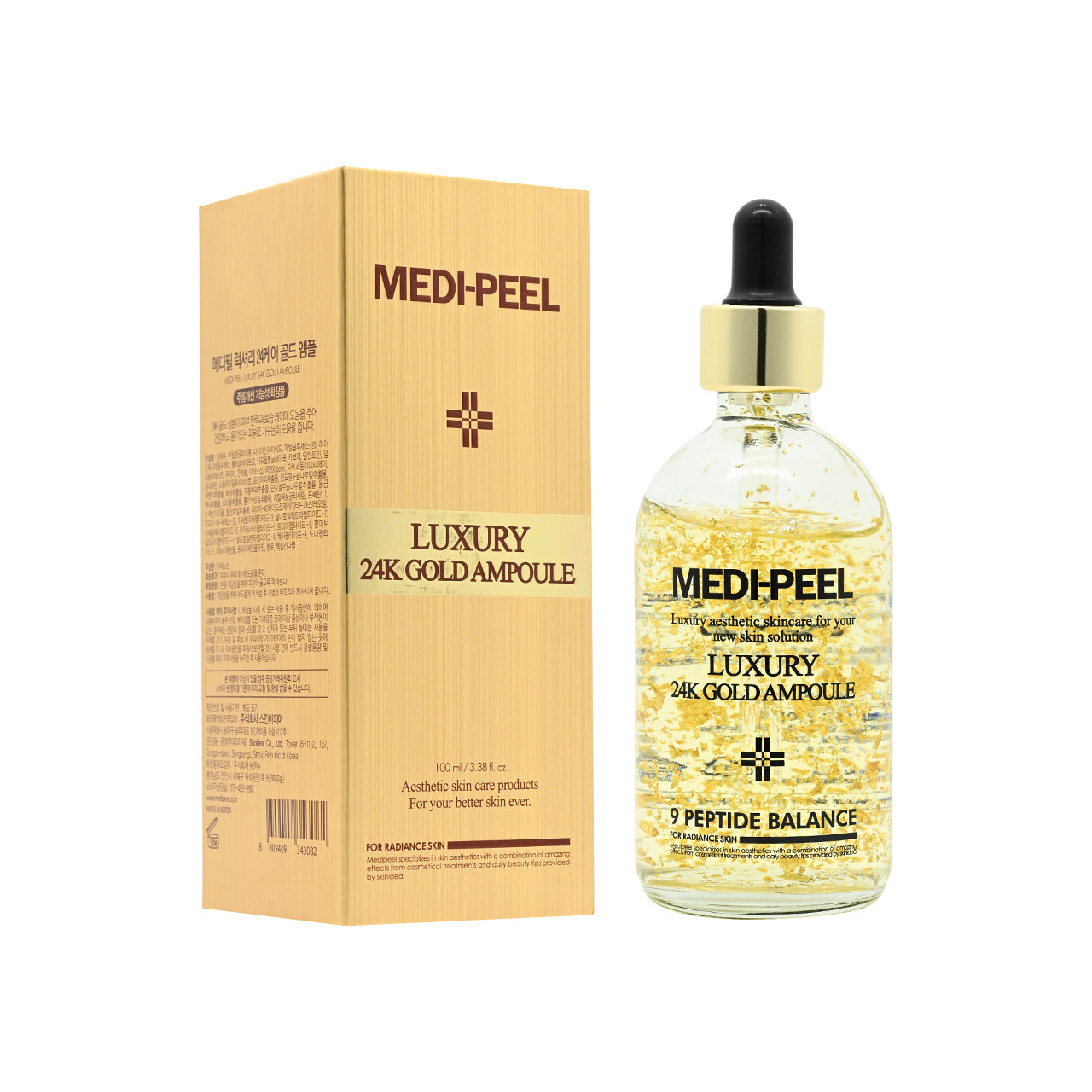 Medi-Peel Luxury 24k Gold Ampoule 100ml | Sasa Global eshop – Sasa ...