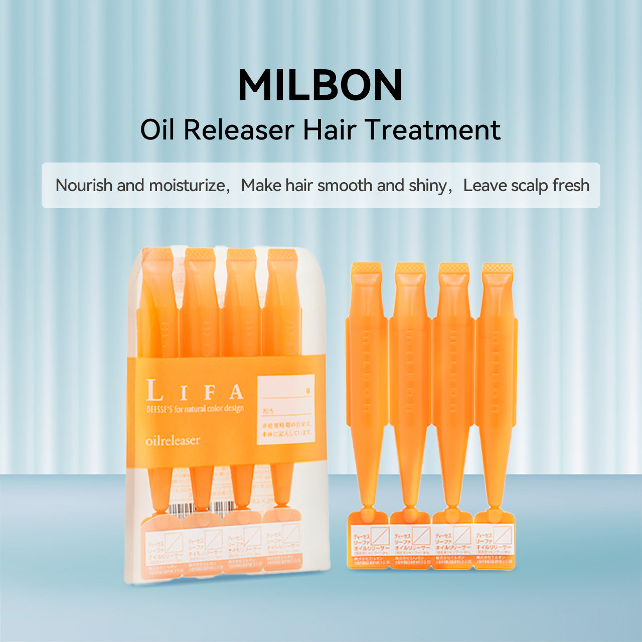 Milbon Oil Releaser Hair Treatment 9g×4pcs | Sasa Global eshop – Sasa ...
