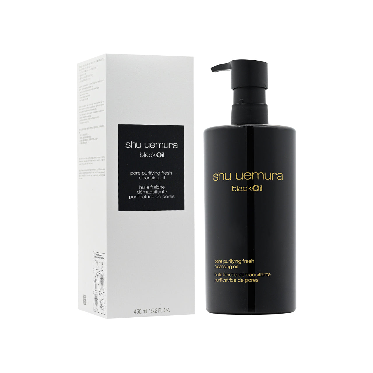 Shu Uemura blackOil Pore Purifying Fresh Cleansing Oil 450ml | Sasa ...