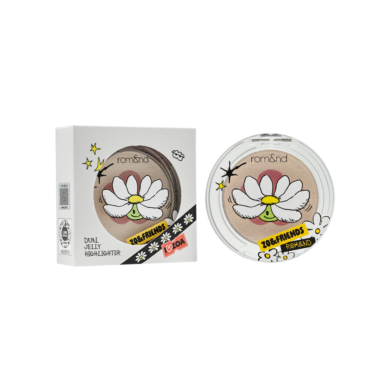 Rom&nd Zo&friends Dual Jelly Highlighter #01 Cloud White 4.5g | Sasa ...