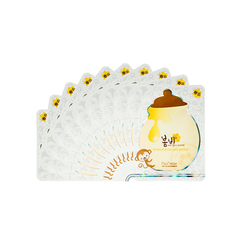 Papa Recipe Bombee Whitening Honey Mask Pack 10PCS