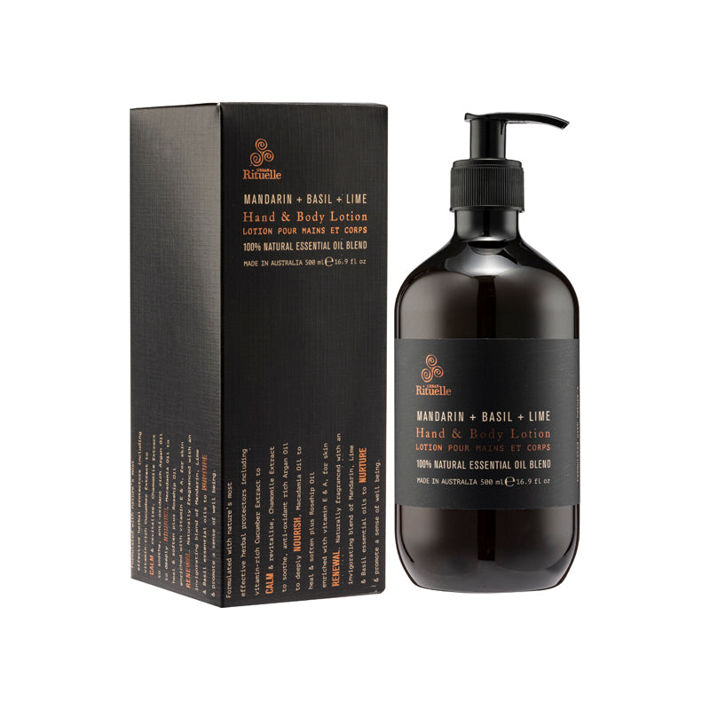 Urban Rituelle Mandarin, Basil & Lime Hand & Body Lotion 500ML – Sasa ...