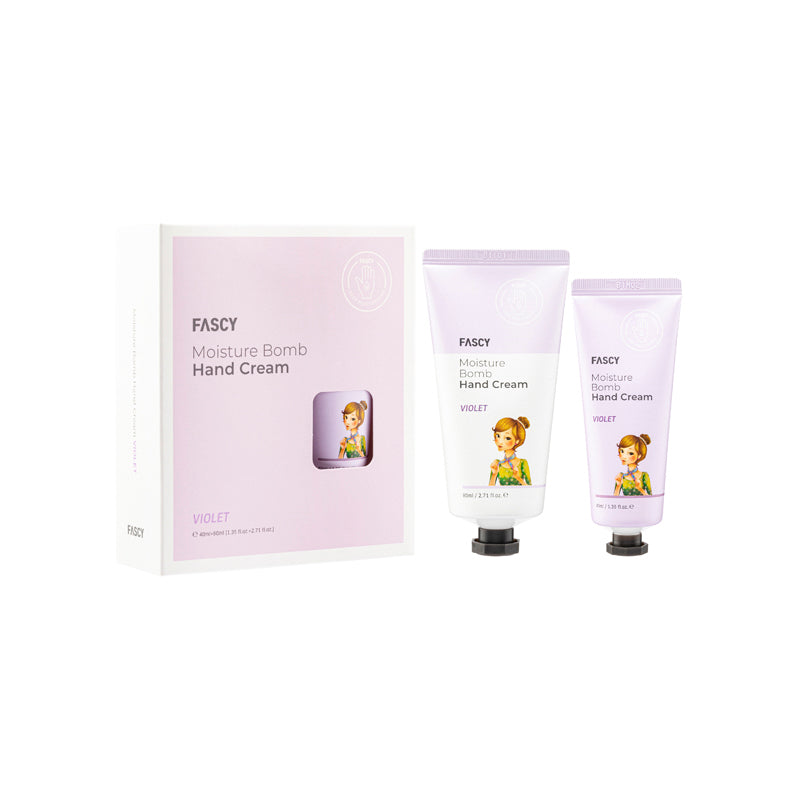 Fascy Moisture Bomb Hand Cream Set Violet 2PCS – Sasa Global eShop