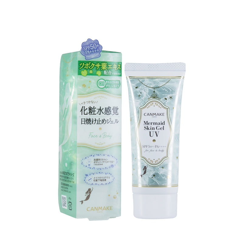Canmake Mermaid Skin Gel UV SPF 50+ Pa++++ #C01 Cica Mint |Sasa Global ...