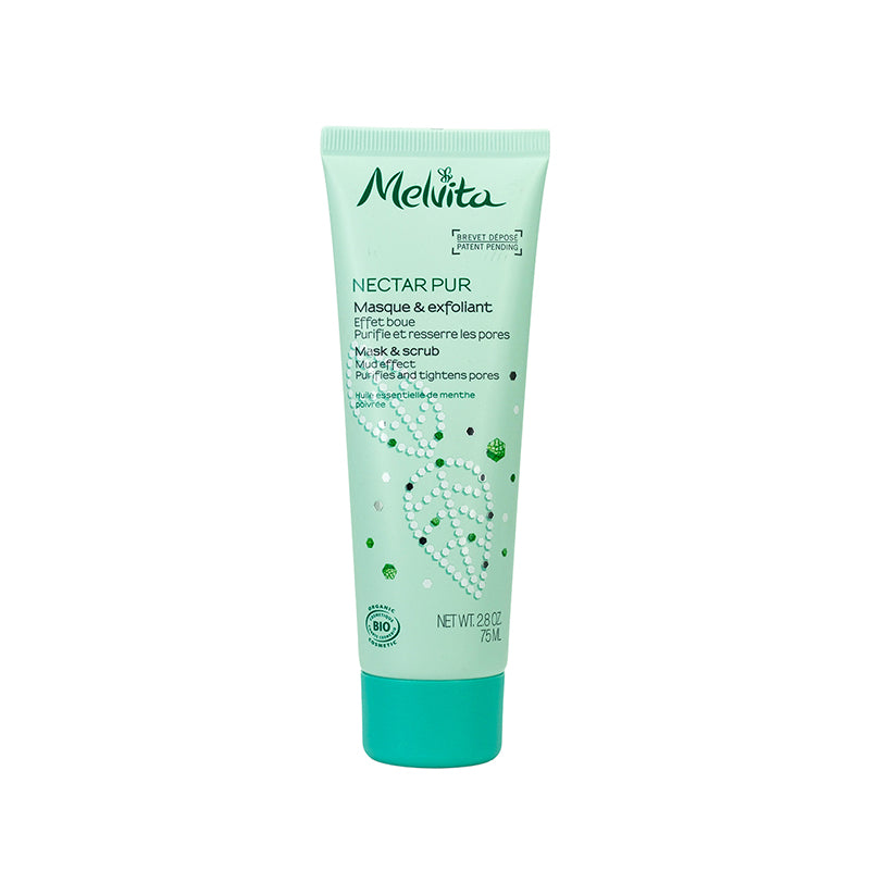 Melvita Nectar Pur Organic Mask & Scrub Mud Effect 75ML